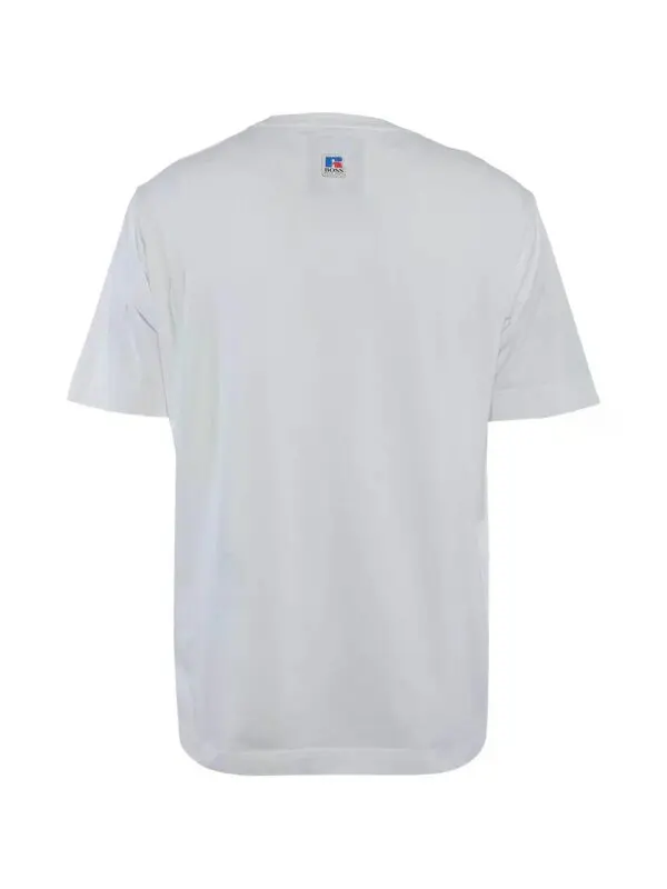 BOSS Logo-embroidered Jersey T-shirt
