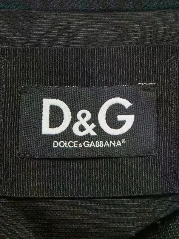 Dolce & Gabbana Check Double-breasted Coat