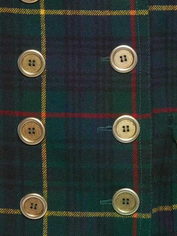 Dolce & Gabbana Check Double-breasted Coat