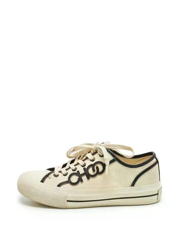 JIMMY CHOO Fenix Lace-up Fastening Sneakers - Neutrals