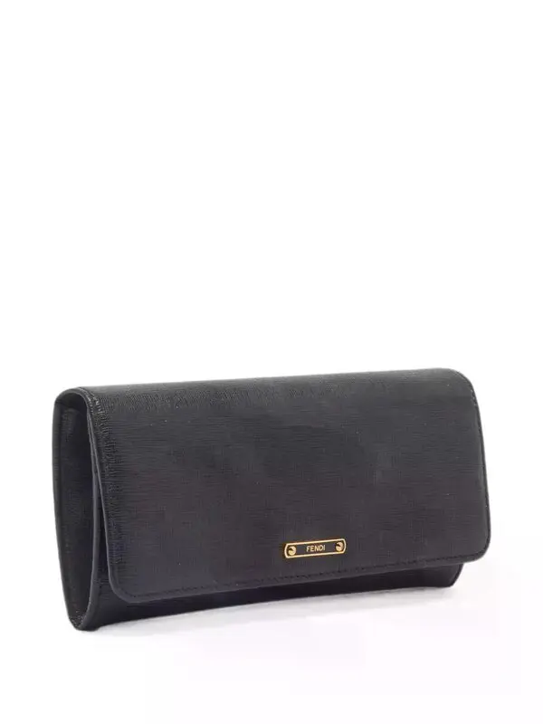 Fendi 2013 Logo-plaque Wallet