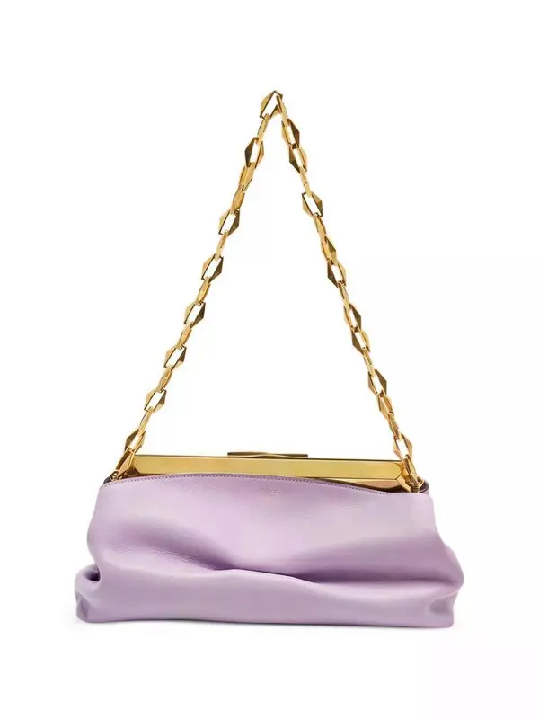 JIMMY CHOO Diamond Frame Clutch Bag - Purple