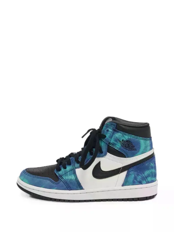 JORDAN Air 1 Retro Tie-dye Sneakers - Blue