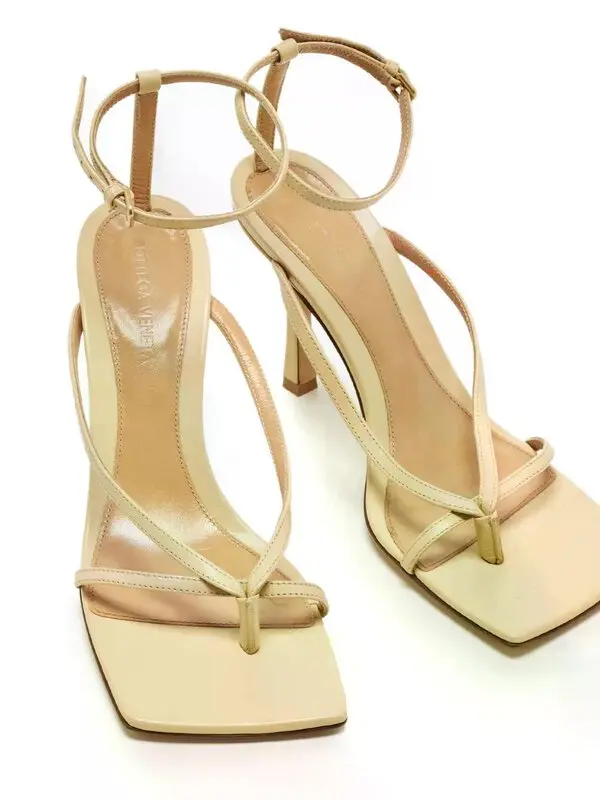 Bottega Veneta Stretch-thong Ankle-strap Sandals