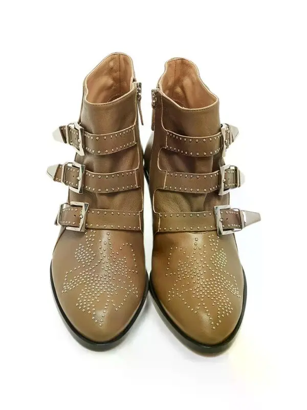 Chloé Susanna Buckled Ankle Boots