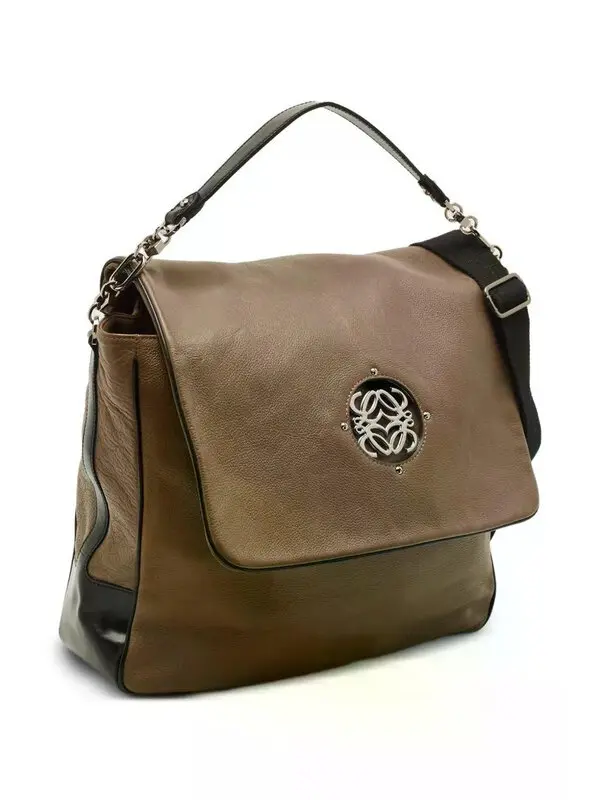 Loewe Maia Logo-plaque Cross Body Bag - Neutrals