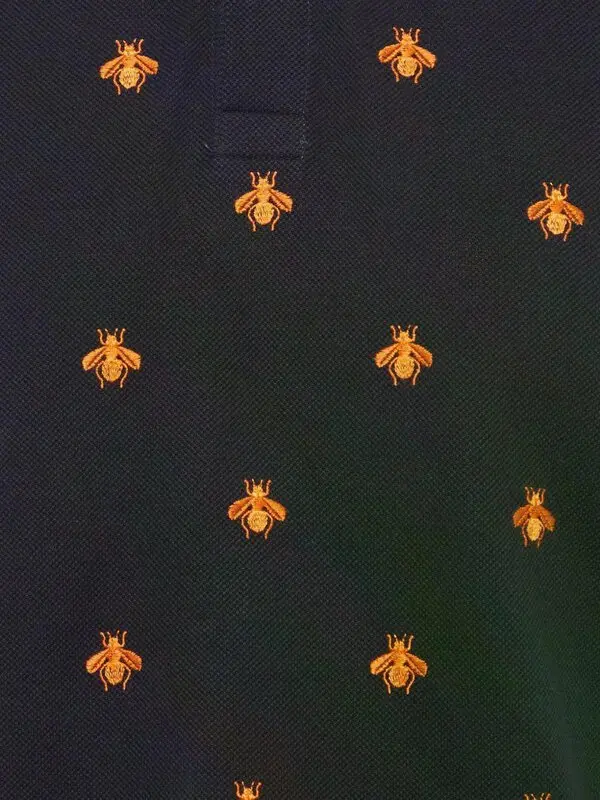 Gucci Embroidered Polo Shirt