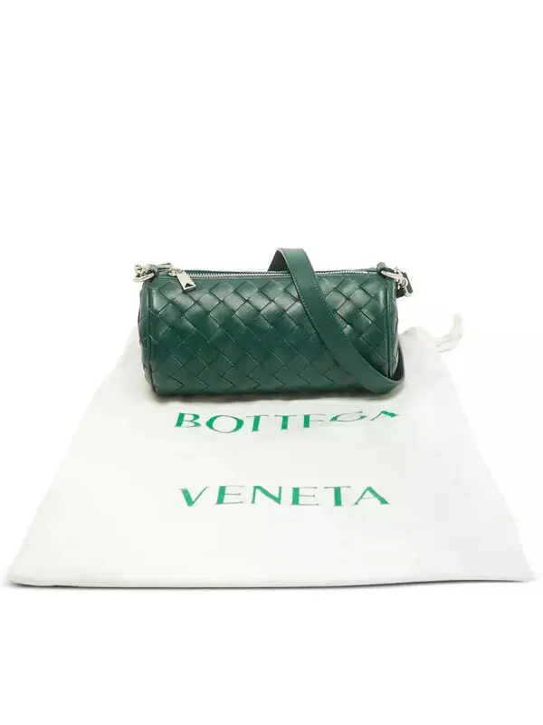 Bottega Veneta Mini Barrel Intrecciato Crossbody Bag