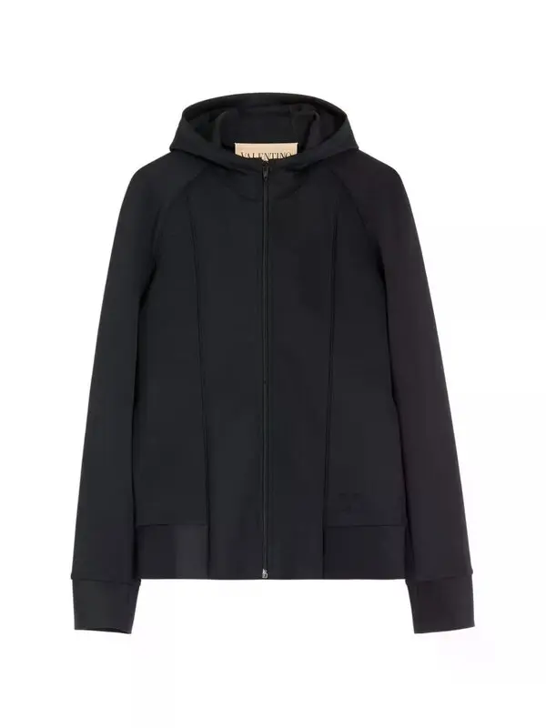 Valentino Garavani Vlogo Zip-up Hoodie - Black