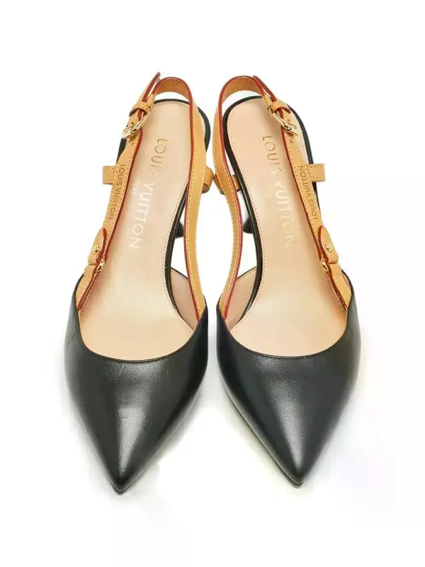 LOUIS VUITTON Blossom Slingback Pumps