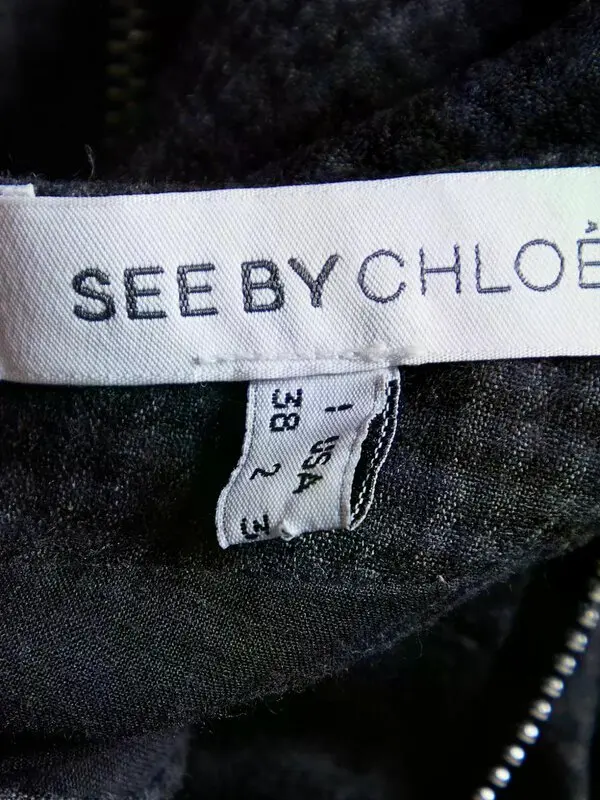 See By Chloé Checked Shift Dress