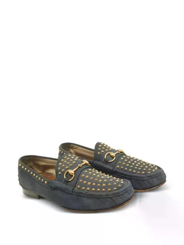 Gucci Horsebit Studded Loafers