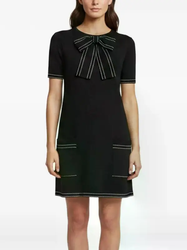 Elisabetta Franchi Bow-detail Mini Dress