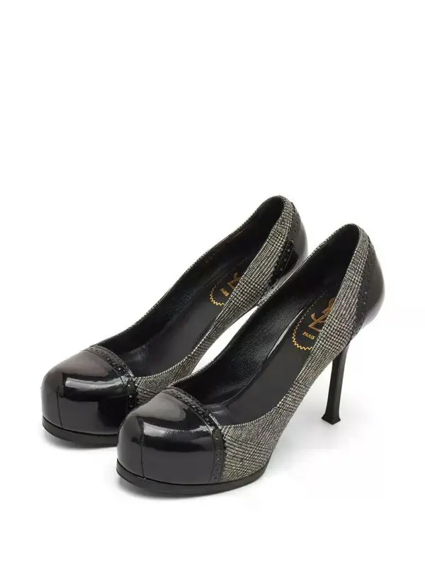 Saint Laurent Tribtoo Platform Pumps - Grey