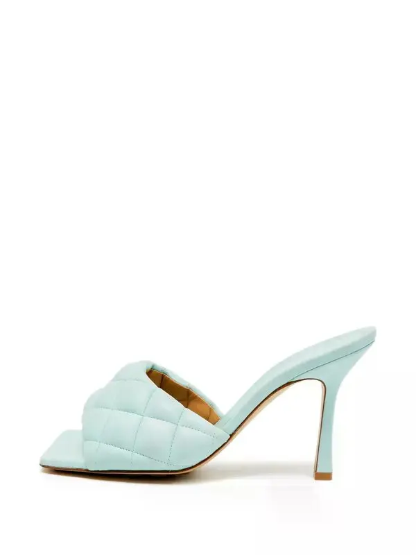 Bottega Veneta Lido Intrecciato Sandals - Blue