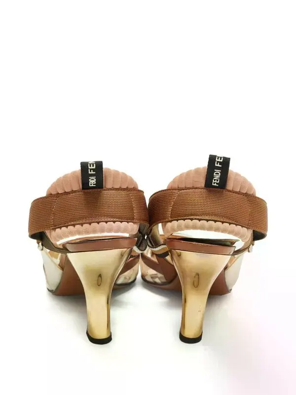Fendi Colibri Slingback Heeled Pumps