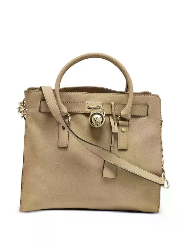 Michael Kors Hamilton North South Leather Tote Bag