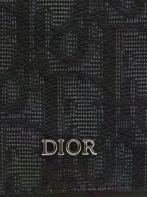 Dior Oblique Canvas Flap Card Case