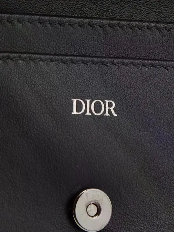 Dior Oblique Canvas Flap Card Case