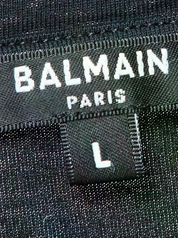 Balmain Embroidered Logo T-shirt