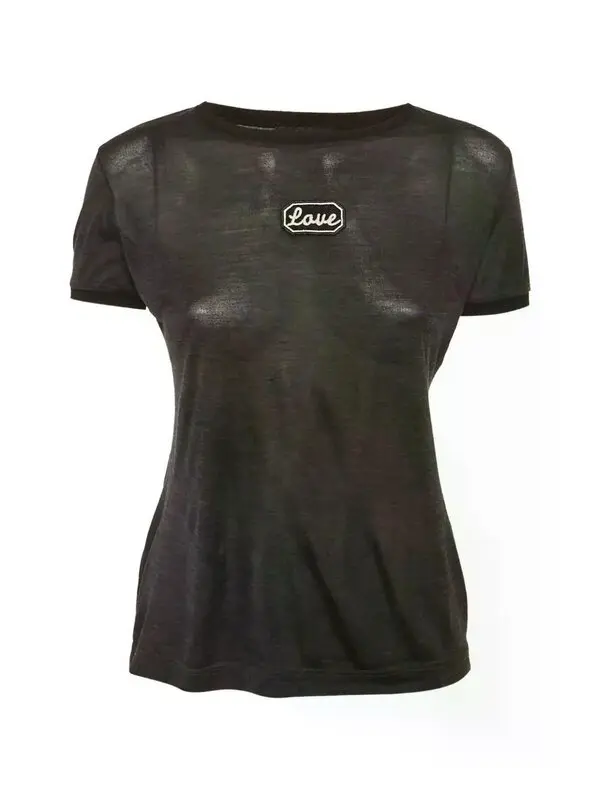 Dolce & Gabbana Appliqué Jersey T-shirt - Grey