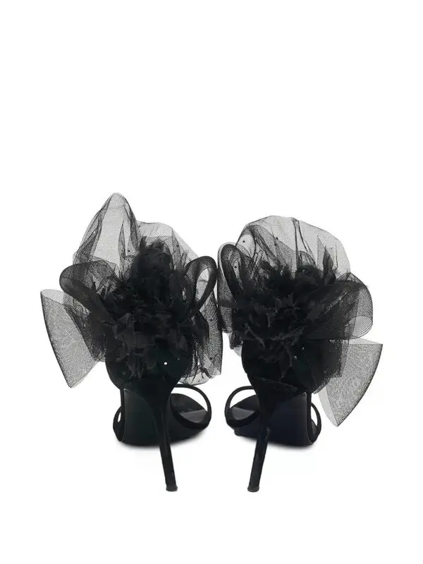 GIUSEPPE ZANOTTI Embellished Tulle Sandals