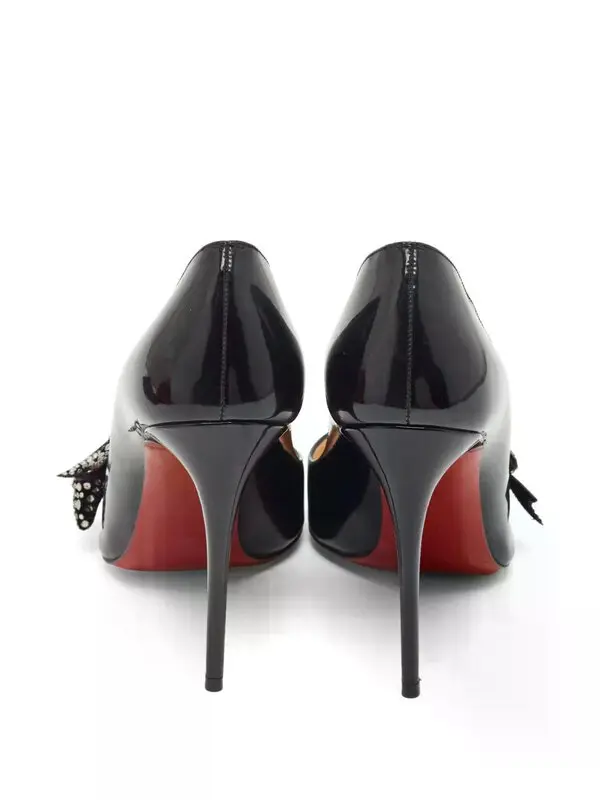 CHRISTIAN LOUBOUTIN Madame Menule Bow Pumps