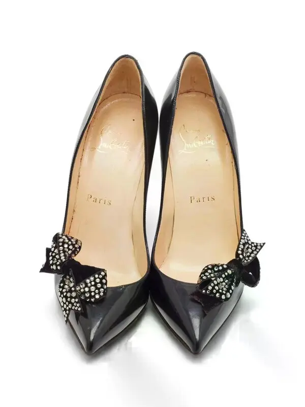 CHRISTIAN LOUBOUTIN Madame Menule Bow Pumps