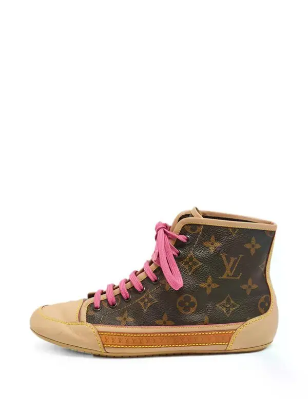 LOUIS VUITTON Match Up Monogram-canvas Sneakers