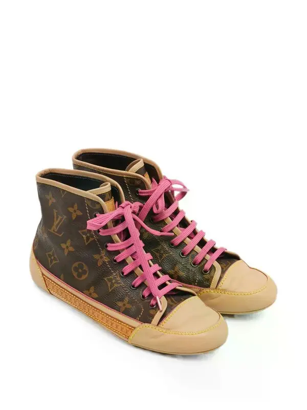 LOUIS VUITTON Match Up Monogram-canvas Sneakers
