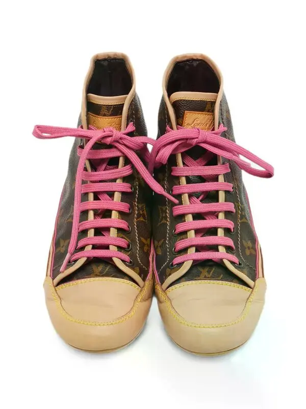 LOUIS VUITTON Match Up Monogram-canvas Sneakers