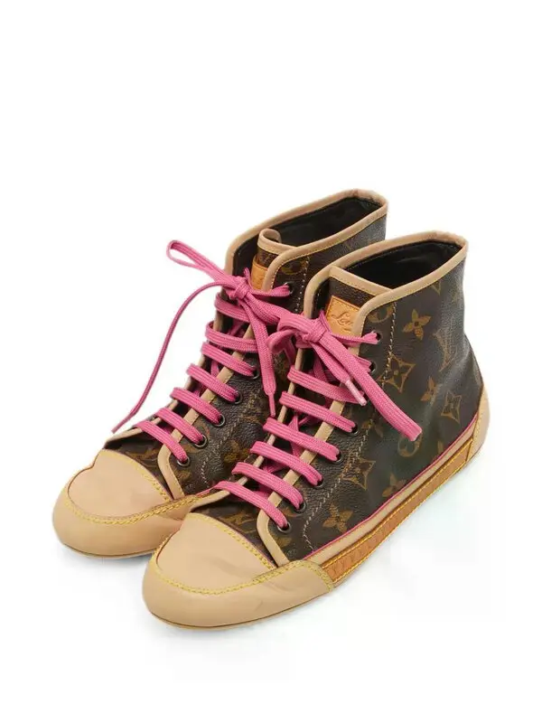 LOUIS VUITTON Match Up Monogram-canvas Sneakers