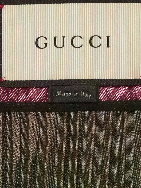 Gucci Plissé Midi Skirt