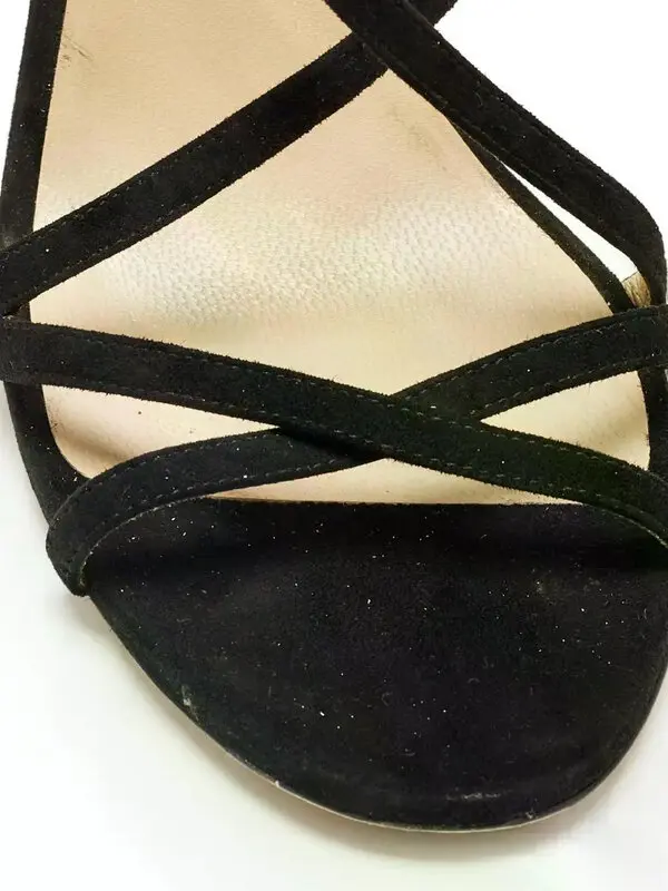 JIMMY CHOO Belissa Feather-trim Sandals