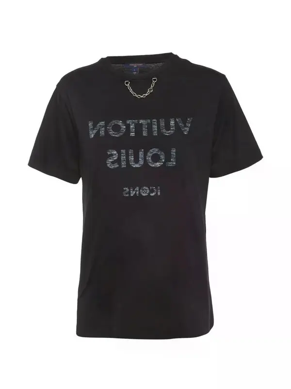 LOUIS VUITTON Chain-link Crew-neck T-shirt