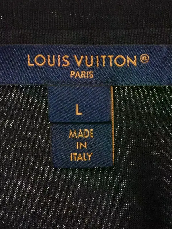 LOUIS VUITTON Chain-link Crew-neck T-shirt