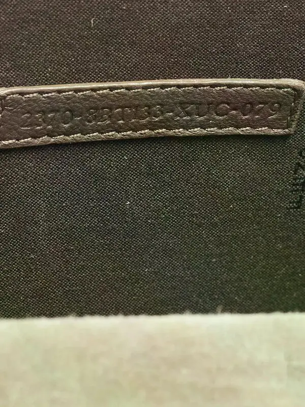 Fendi Logo Suede Clutch Bag