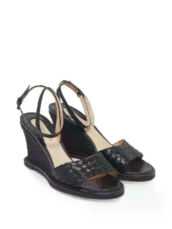 Bottega Veneta Intrecciato Wedge Sandals