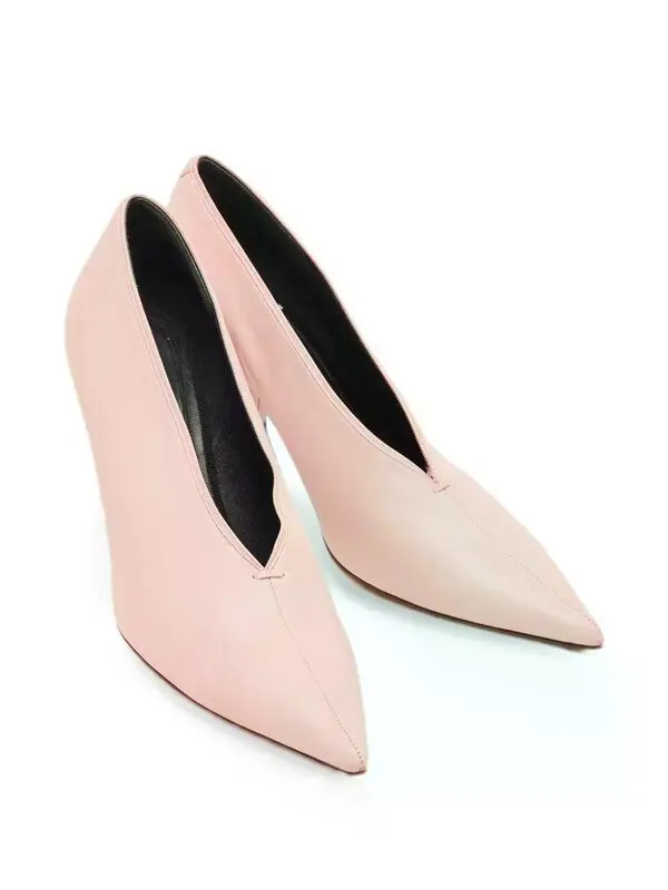 Celine V-neck Pointed-toe Pumps