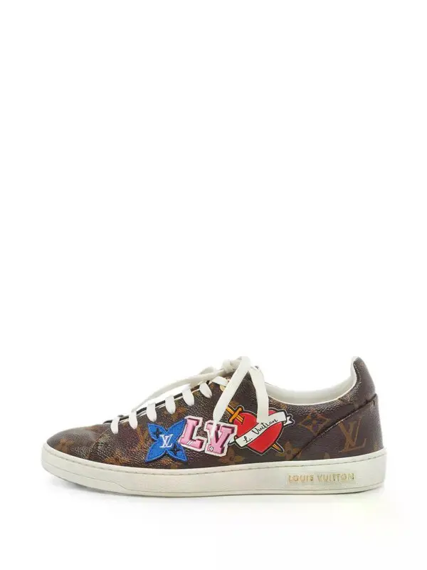 LOUIS VUITTON Frontrow Monogram-pattern Sneakers