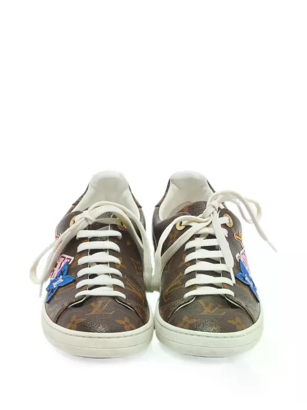 LOUIS VUITTON Frontrow Monogram-pattern Sneakers