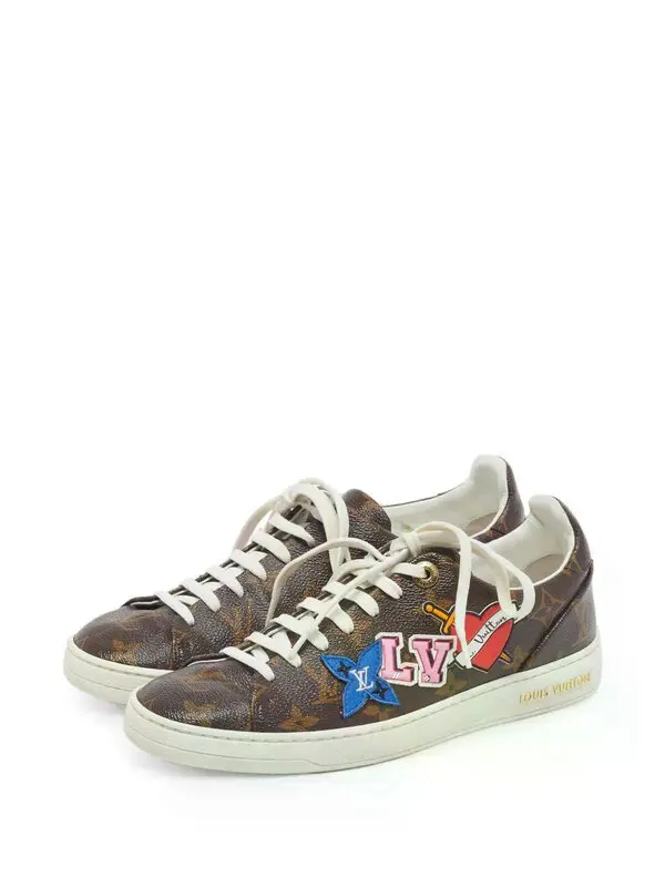 LOUIS VUITTON Monogram Canvas Frontrow Sneakers