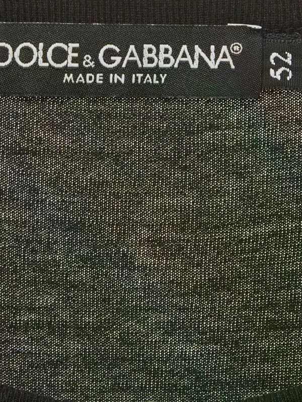 Dolce & Gabbana Crest-appliqué T-shirt
