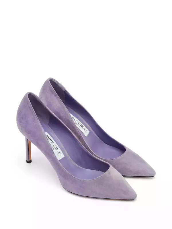 JIMMY CHOO Romy Pointed-toe Pumps - Purple