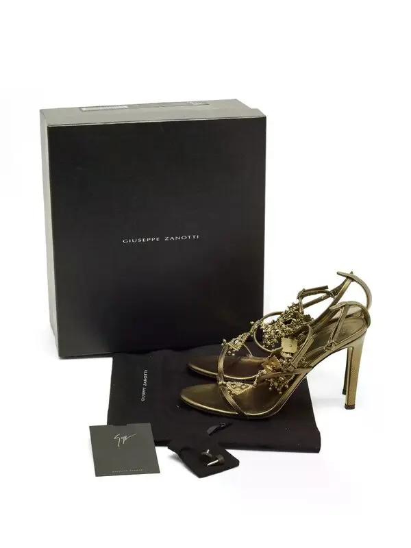 GIUSEPPE ZANOTTI Amira Charm-embellished Stiletto Sandals