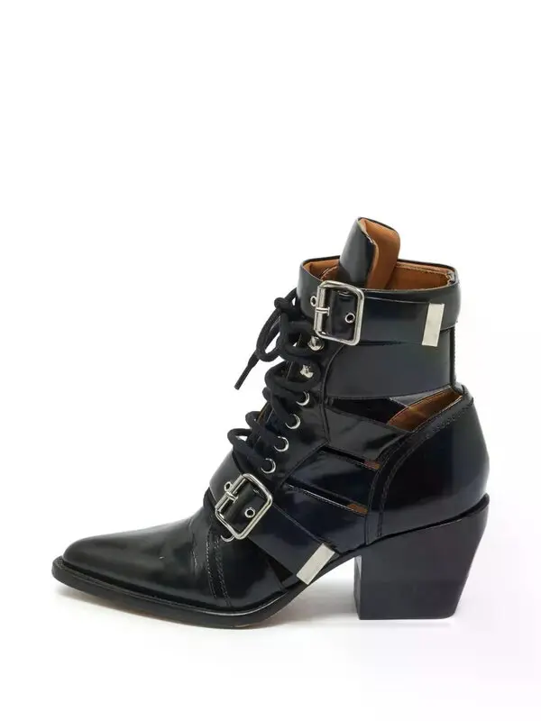 Chloé Rylee Cutout Ankle Boots