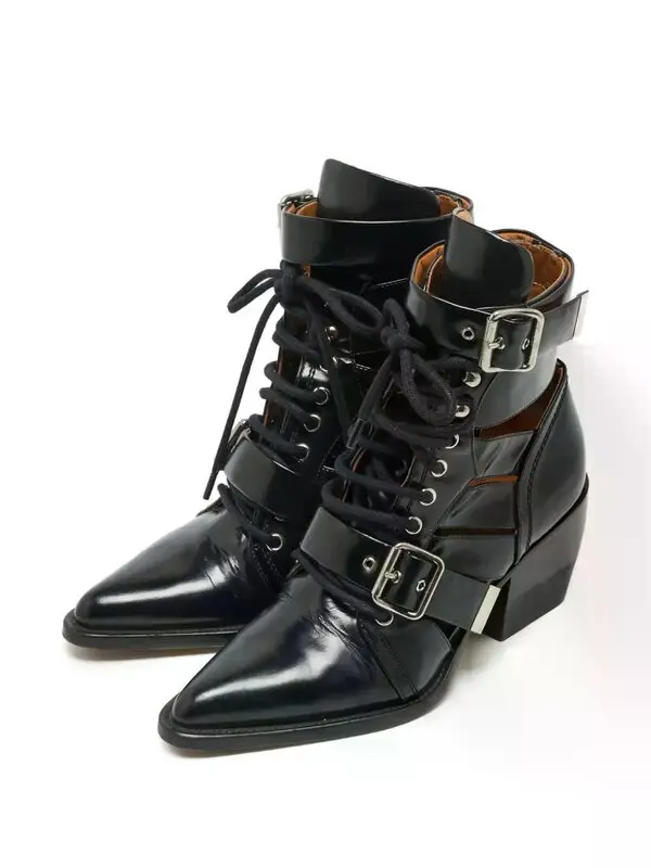 Chloé Rylee Cutout Ankle Boots
