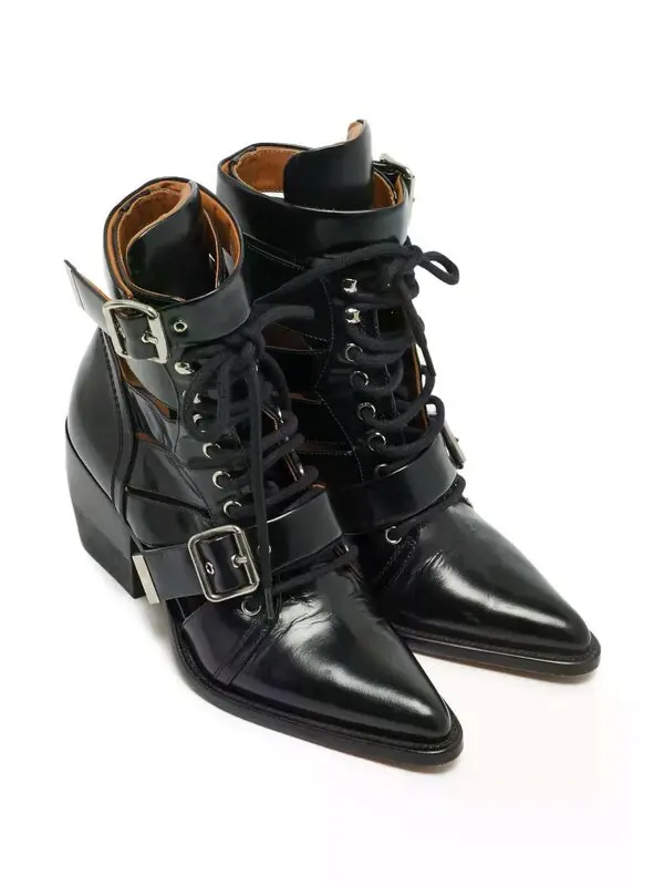 Chloé Rylee Cutout Ankle Boots