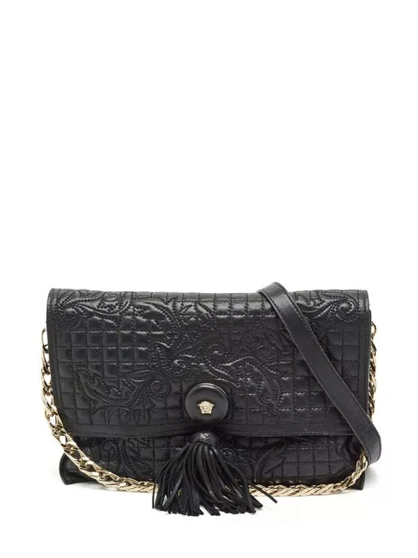 Versace Medusa Shoulder Bag - Black