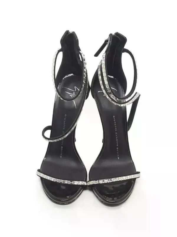 GIUSEPPE ZANOTTI Crystal-embellished Ankle-strap Stiletto Sandals